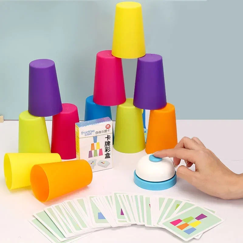 Speed Stacking Cups Game With Bell Timer on Luulla